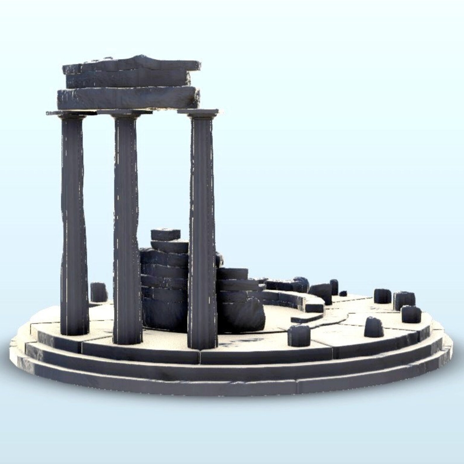 Astar in Ruins 15 - STL 3D Model Printing Ancient Classic Old Archaic ...