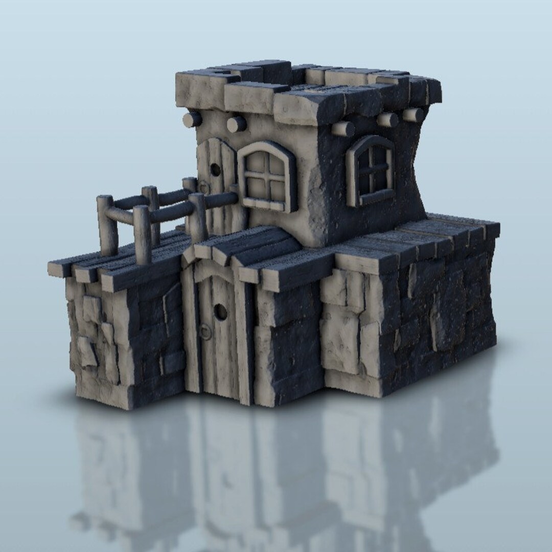 Buy Guard Watchtower - STL 3D Printing Scenery Terrain Architecture ...