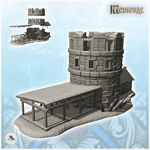 Medieval Castles Pack No. 1 - STL 3D Print Dark Gothic Feudal Old Saga ...