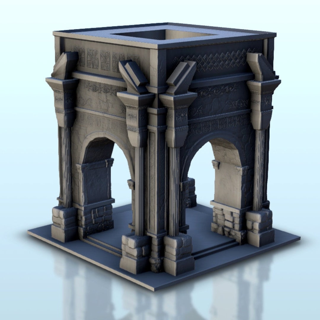 Squared Astar 22 - STL 3D Model Printing Ancient Classic Old Archaic ...