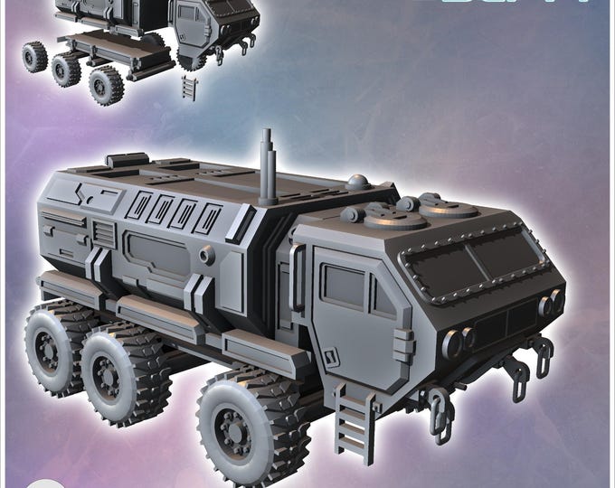 Half-track Model 28mm Sci-fi Wargames - Etsy UK