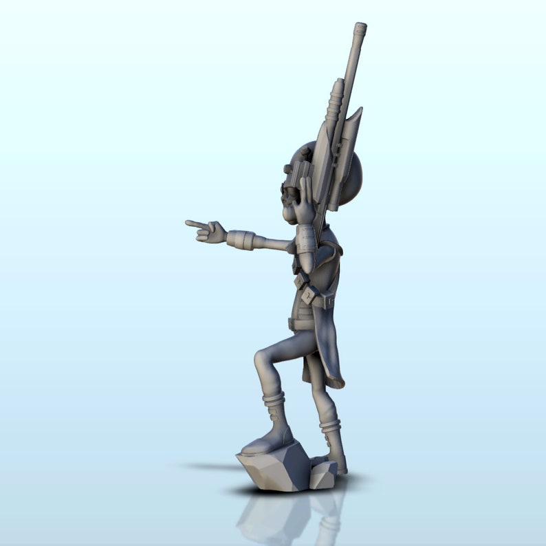 Alien Sniper Bionic Eye (32) (+ Pre-supported Version & Base) - STL 3D ...