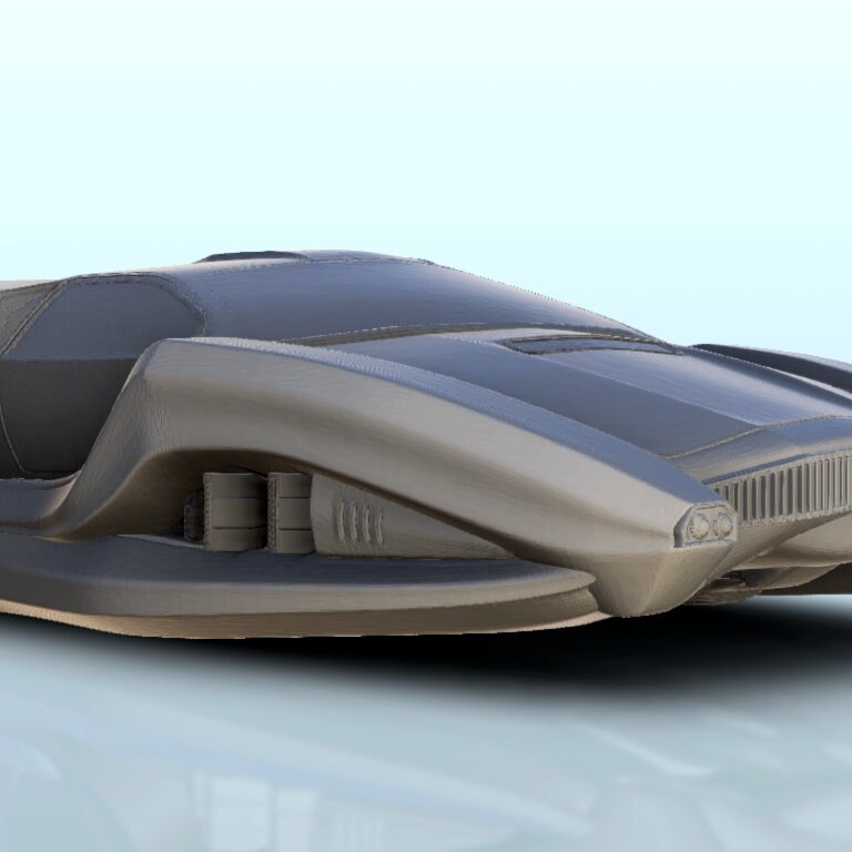 Luxurious SF Flying Car STL 3D Printing Post-apo Apocalypse - Etsy