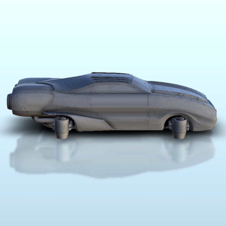 Flying Car With Reactors 6 - STL 3D Printing - Etsy
