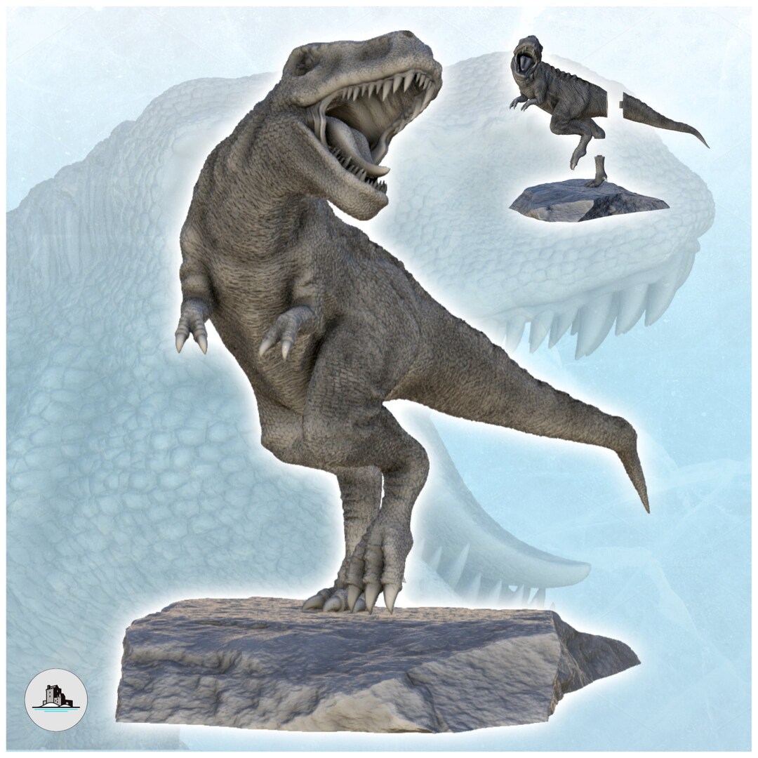 T-rex Dinosaur (14) - STL 3D Printing Prehistoric Animal HD Paleoart - Etsy