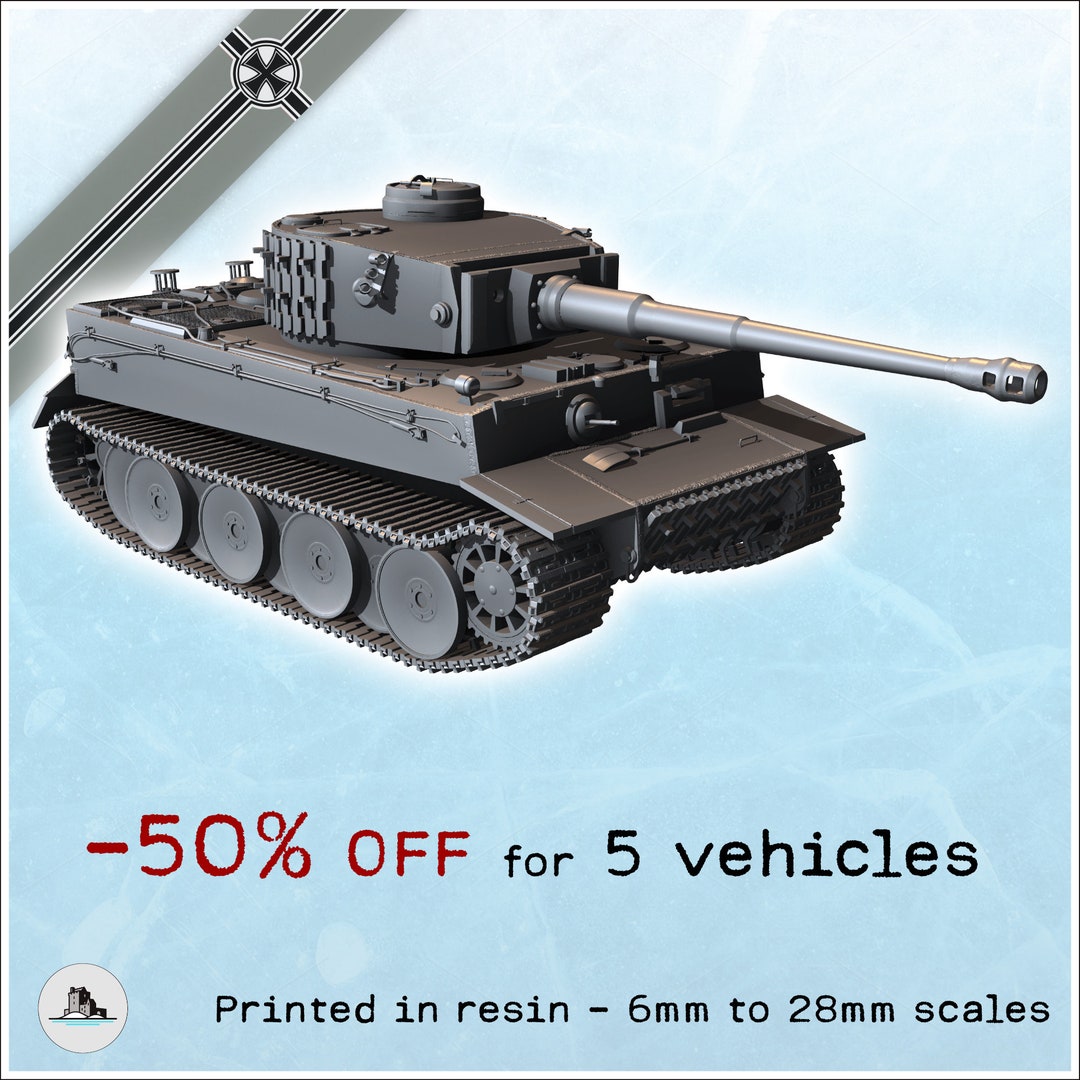 Panzer VI Tiger Ausf. E 1942 early Tabletop Vehicle Second World War ...