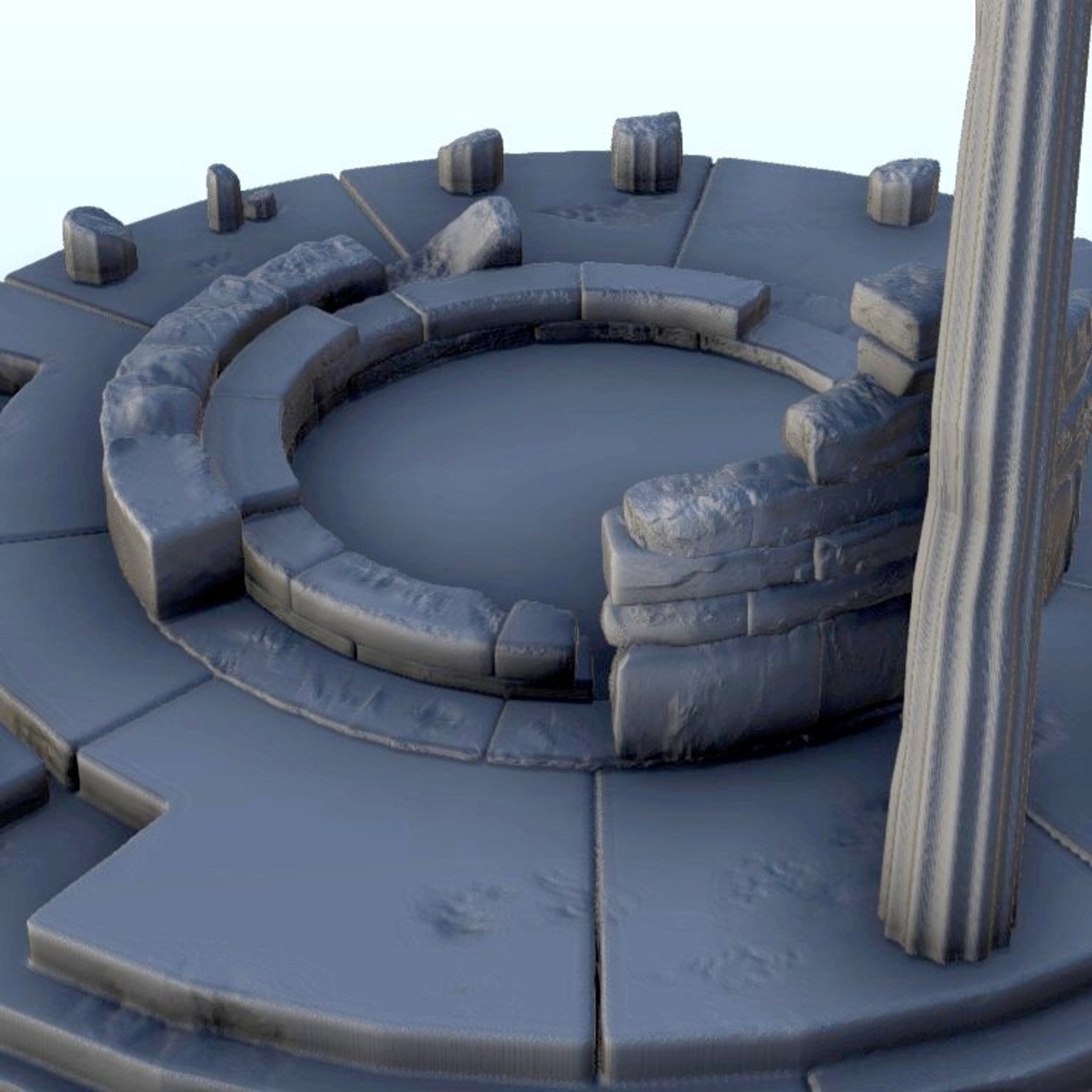 Astar in Ruins 15 - STL 3D Model Printing Ancient Classic Old Archaic ...