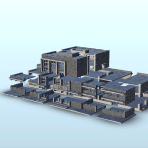 Large Stone Hospital With Ladders (5) - STL 3D Printing World War Two ...