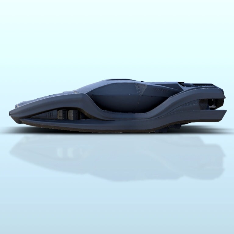Luxurious SF Flying Car STL 3D Printing Post-apo Apocalypse - Etsy