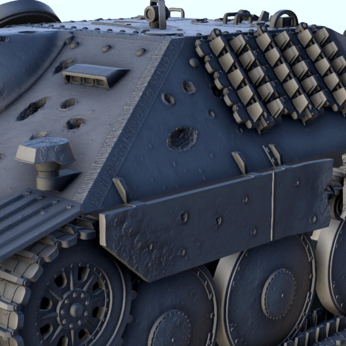 Jagdpanzer 38t Hetzer STL 3D Printing World War Two Second - Etsy