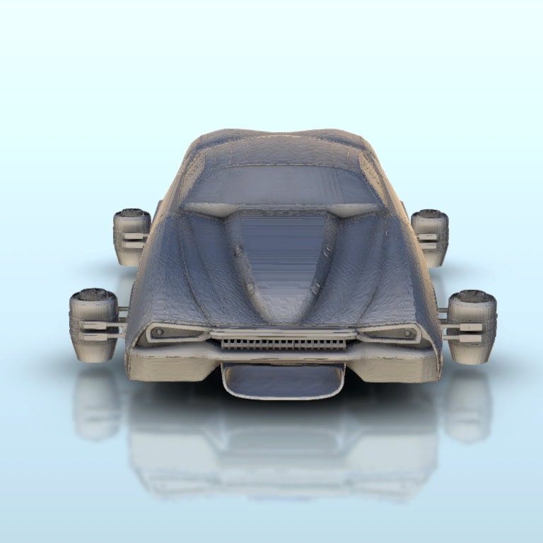 Flying Car With Reactors 6 - STL 3D Printing - Etsy