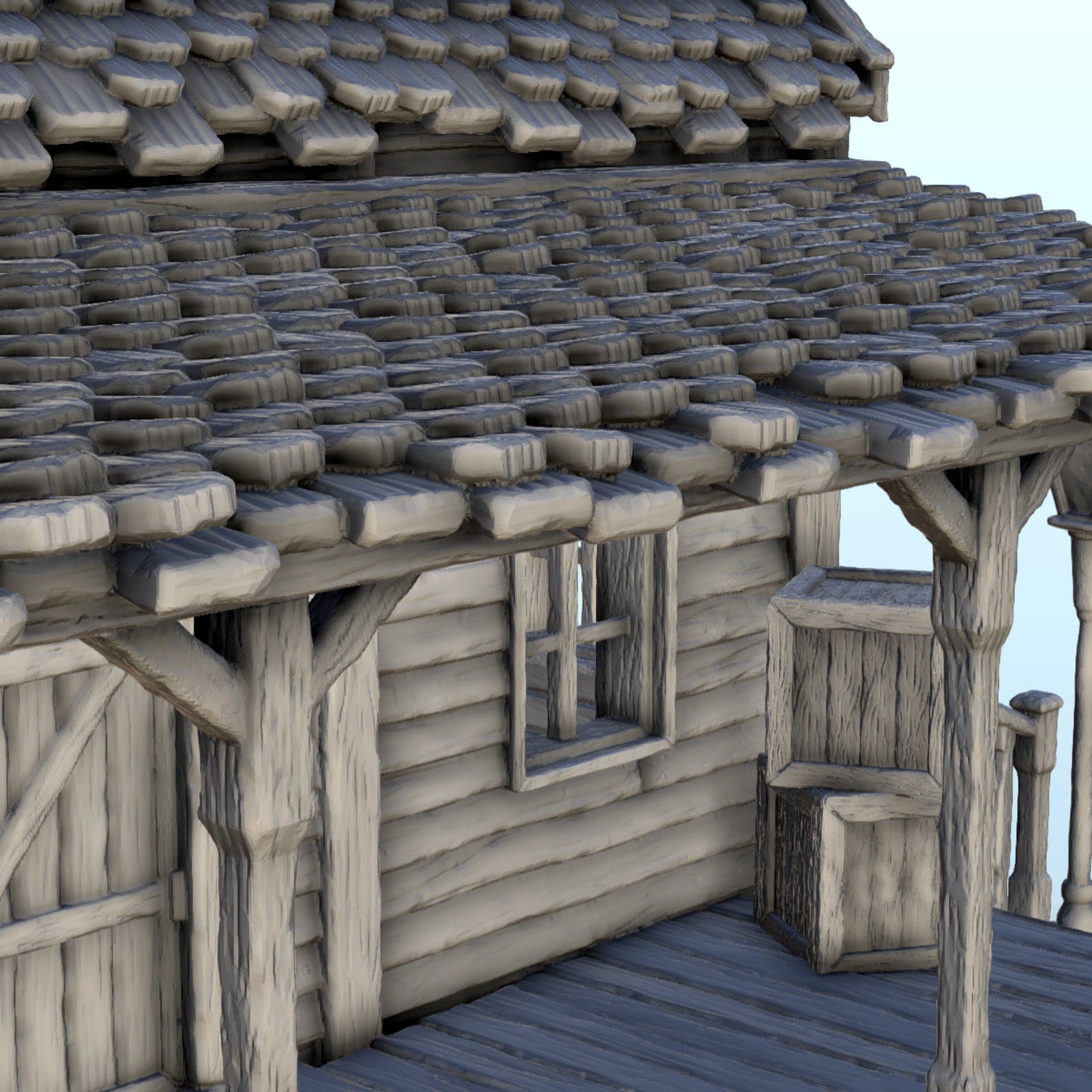 Country Train Station 9 Wild West STL 3D Printing - Etsy