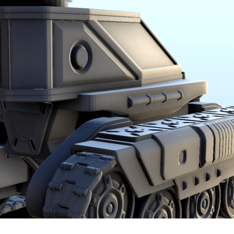 Tracked Cab Vehicle 1 STL 3D Printing | Etsy