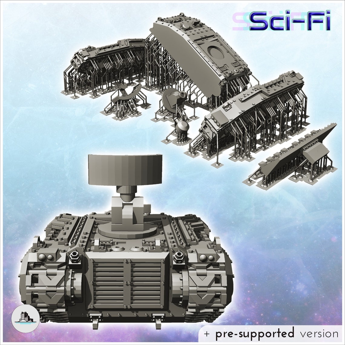 Imperial Raptor Tank With Front Blade (radar Version) (32) - STL 3D ...