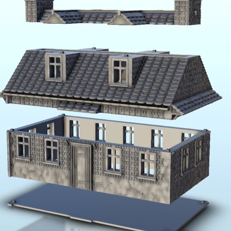 Baroque & Modern Buildings Pack STL 3D Printing | Etsy