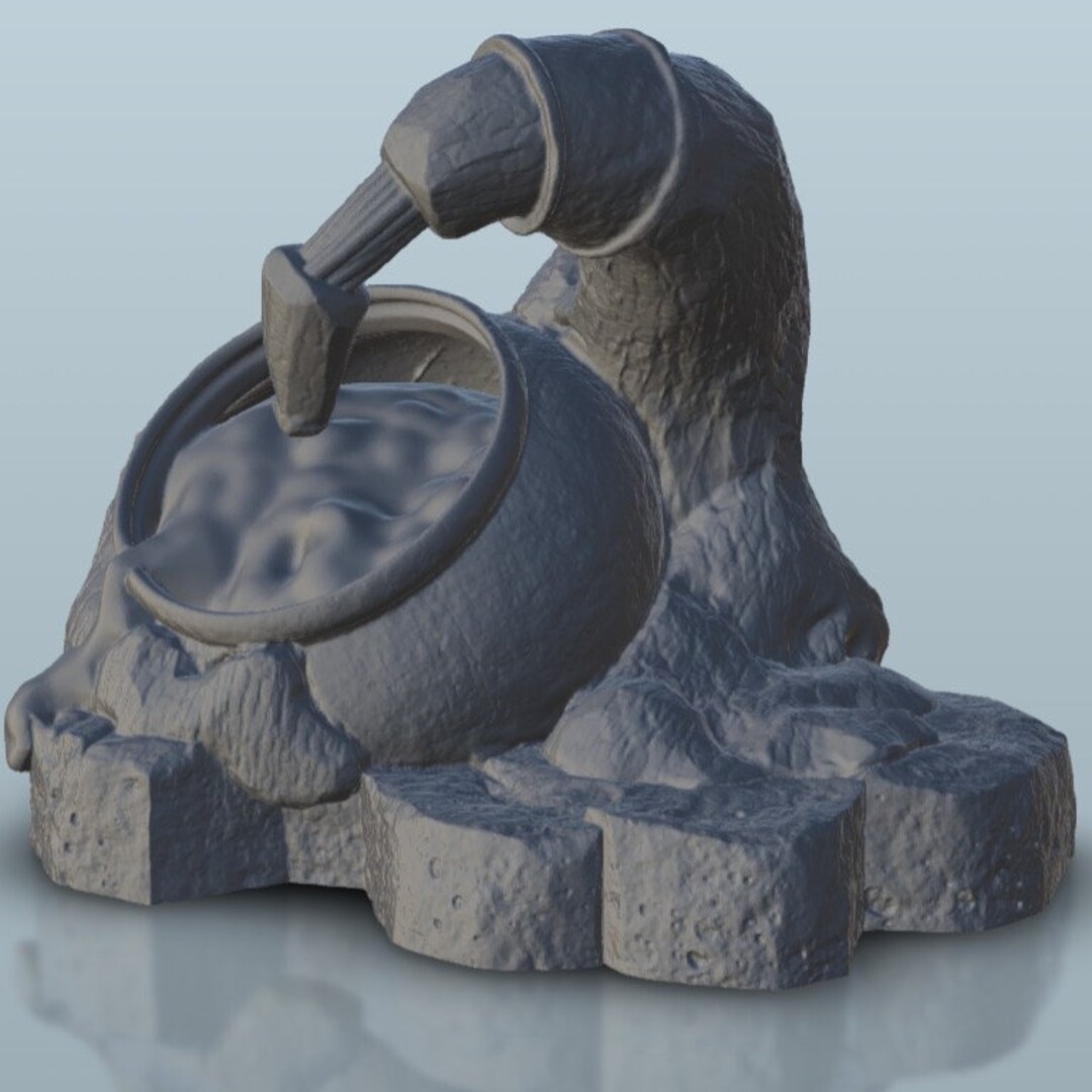 Magical Chauldron - STL 3D Printing Scenery Terrain Architecture ...