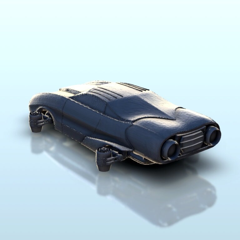 Flying Car With Reactors 6 - STL 3D Printing - Etsy