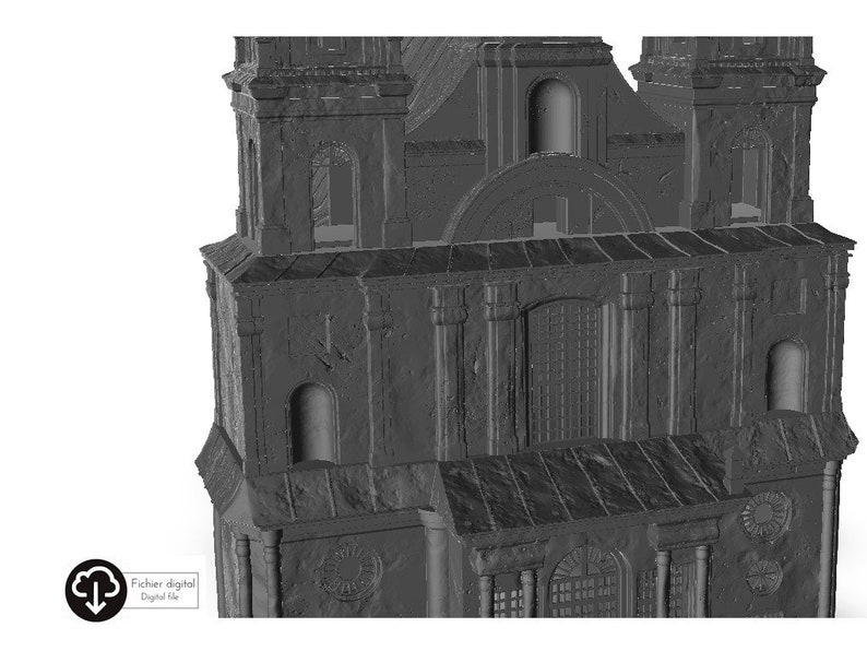 Baroque Cathedral STL 3D Printing Warhammer Scenery Terrain | Etsy