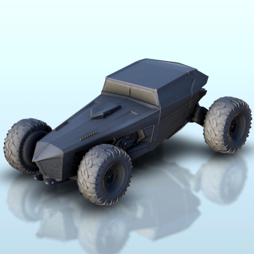 Chaos Vehicle 37 STL 3D Printing Post-apo Apocalypse SF Sci-fi Star ...