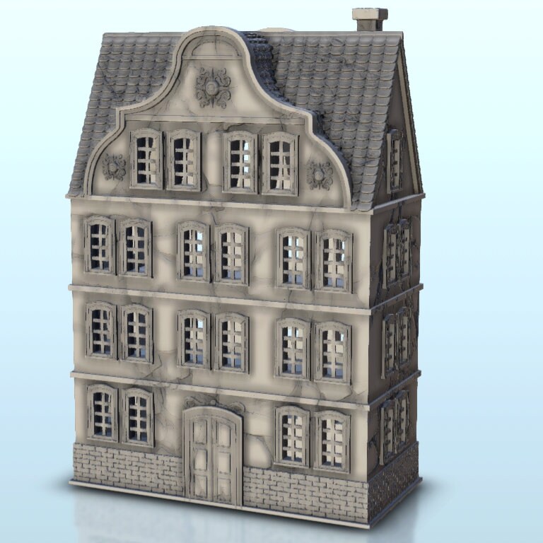 Baroque & Modern Buildings Pack STL 3D Printing | Etsy