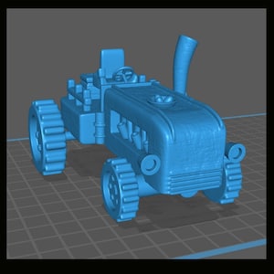 Modern Tractor 1 - STL 3D Printing Medieval Gothic Feudal Old Saga - Etsy