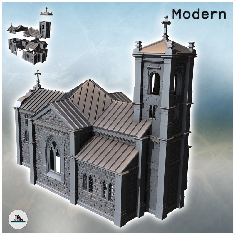Scale Model Church - Etsy