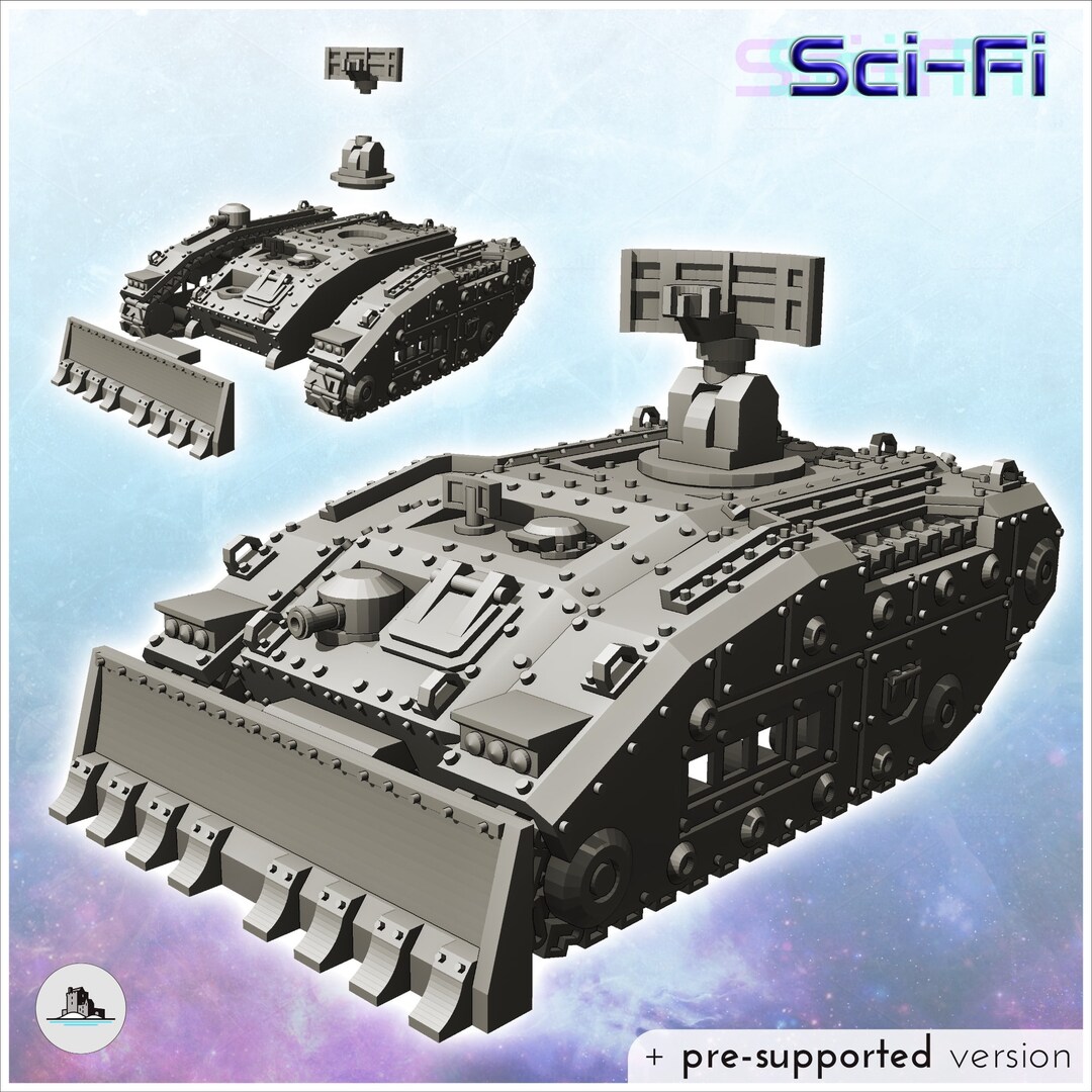 Imperial Raptor Tank With Front Blade (radar Version) (32) - STL 3D ...