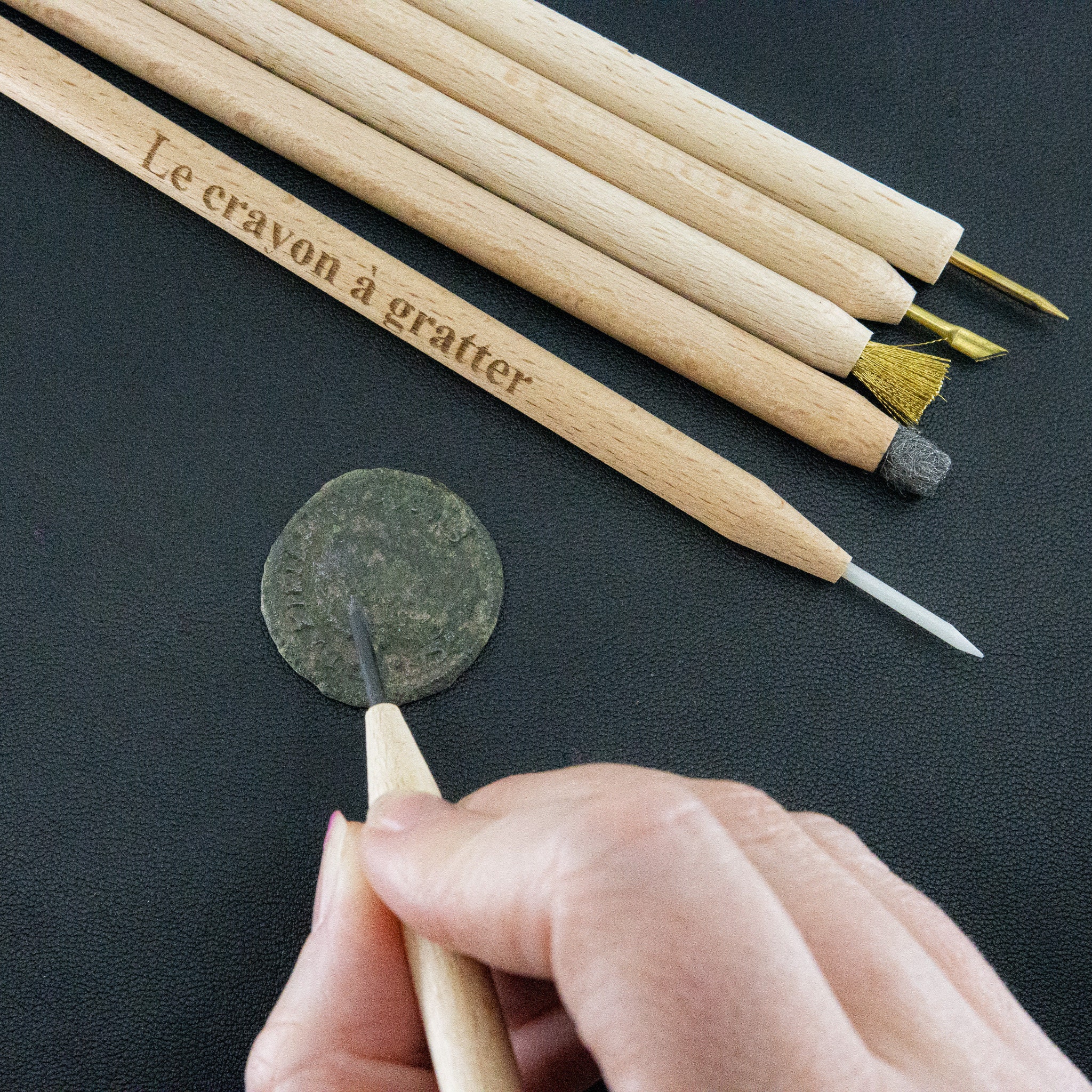 Conservator Le Crayon a Gratter Cleaning Restoration Pencils for Coins ...