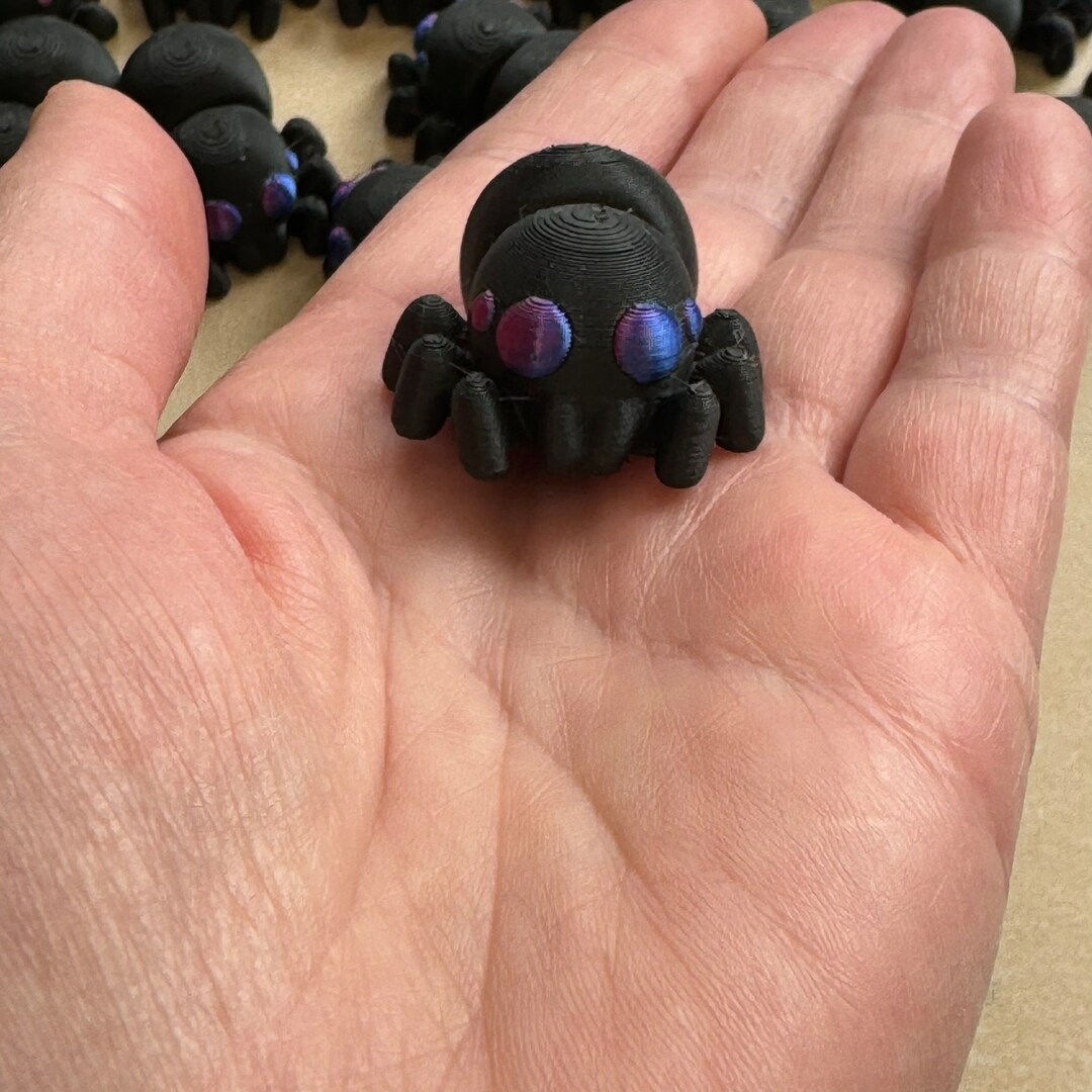 3D Printed Spider Desk Toy - Etsy