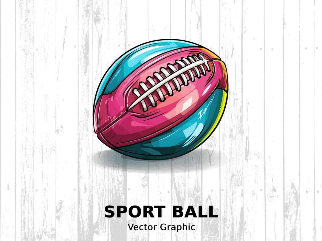 Artistic SVG Sports Ball Illustrations, Contemporary Art Svgs of ...