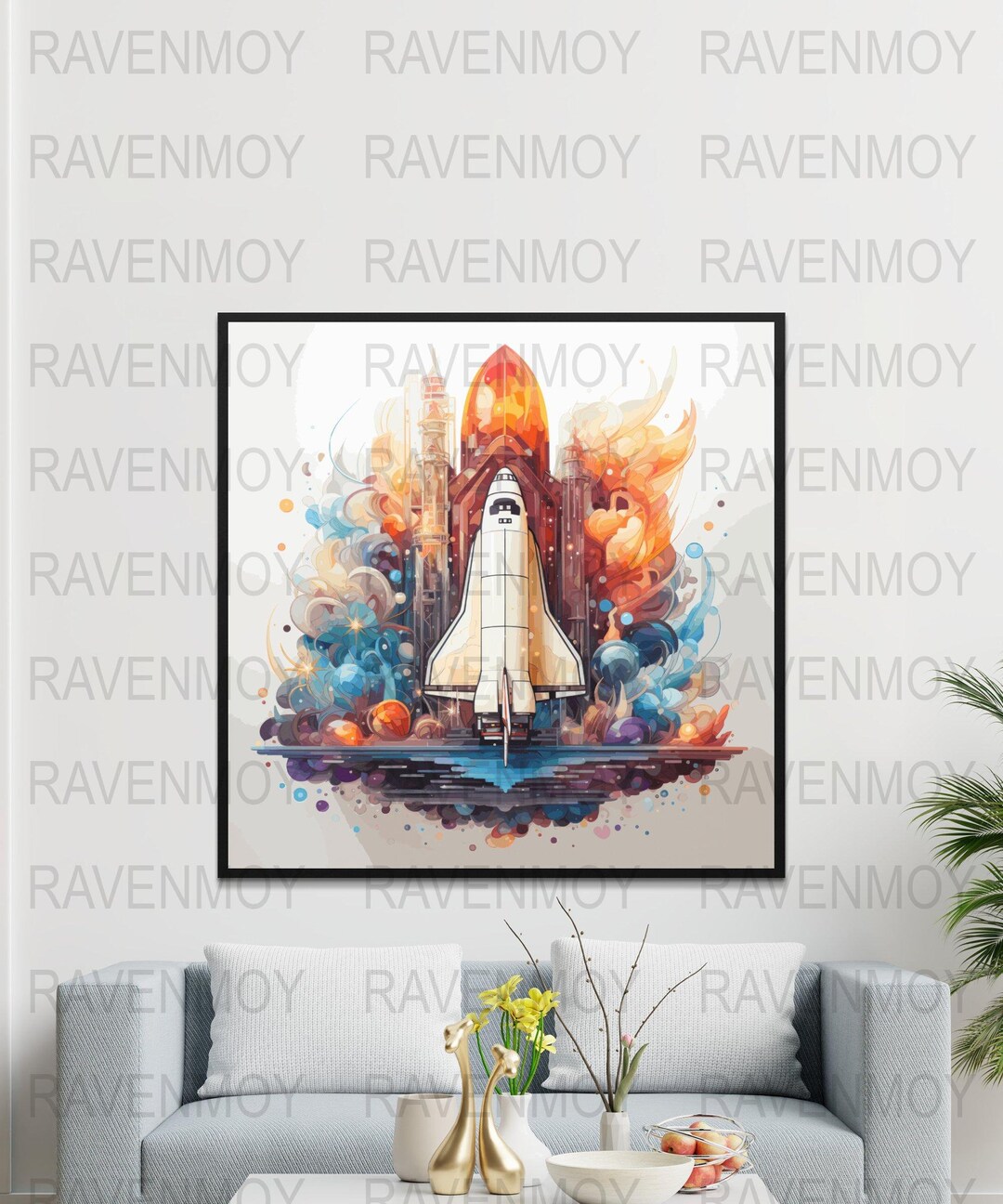 Artistic Svg Extraterrestrial Illustrationscontemporary Art - Etsy