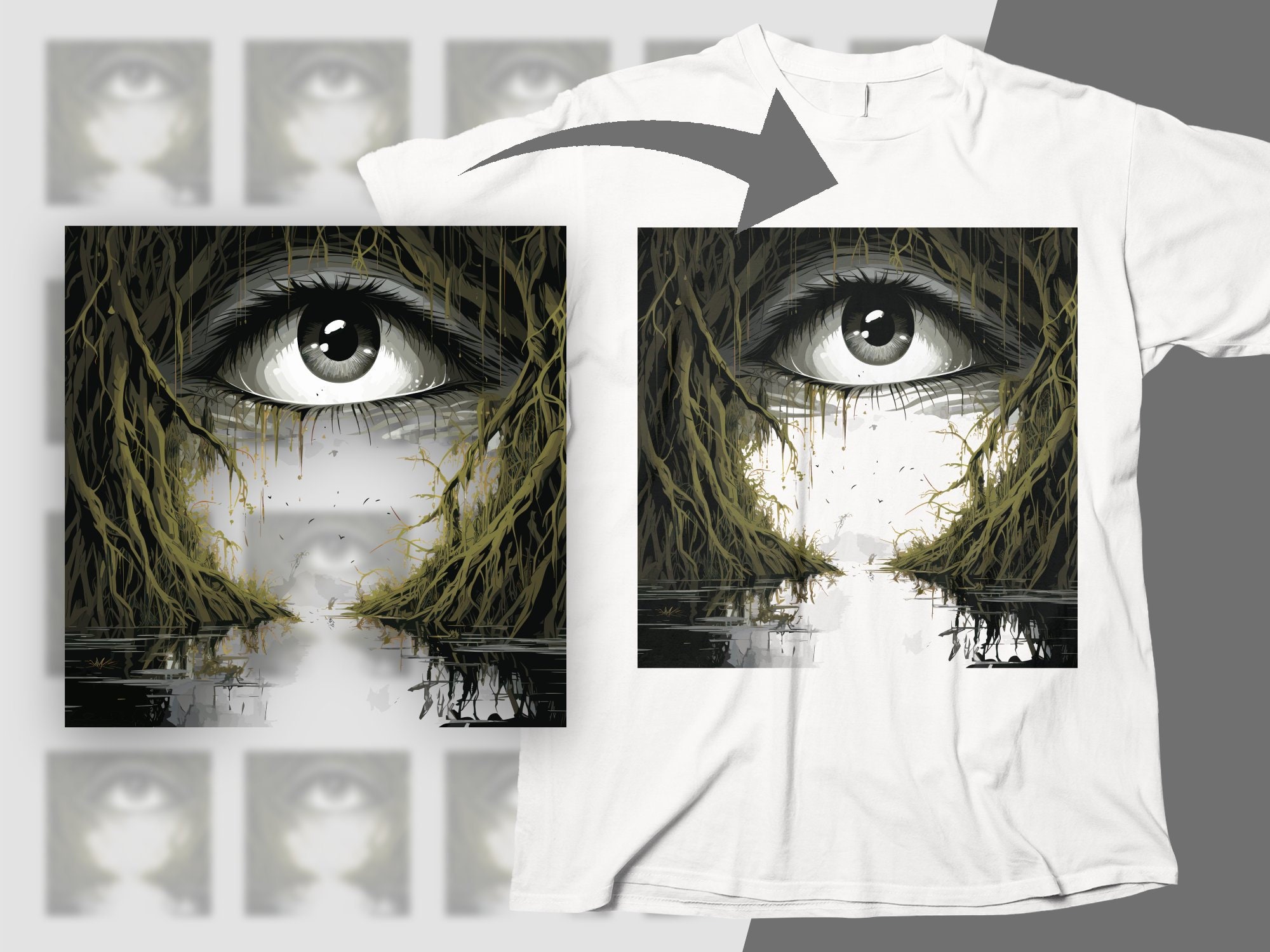 Watercolor Effect Ecosystem SVG Downloadsvivid Ecosystem - Etsy