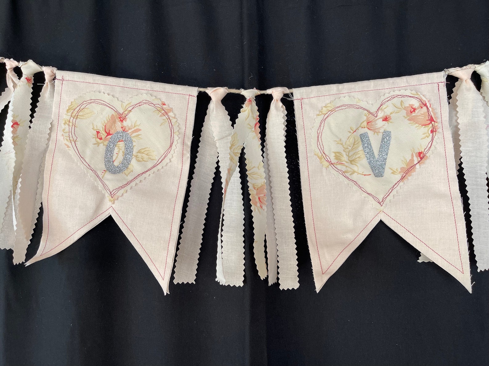 Valentine Heart Banner - Etsy