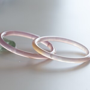 Twinkle Bell Bi-colour Agate Stackable Bangle AT28 - Etsy