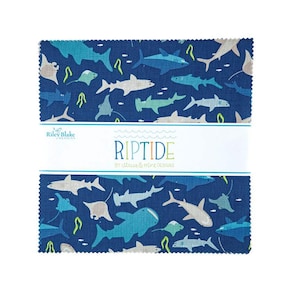 Riptide Mint Hunt Fabric Yardage, Citrus & Mint for Riley Blake Designs ...