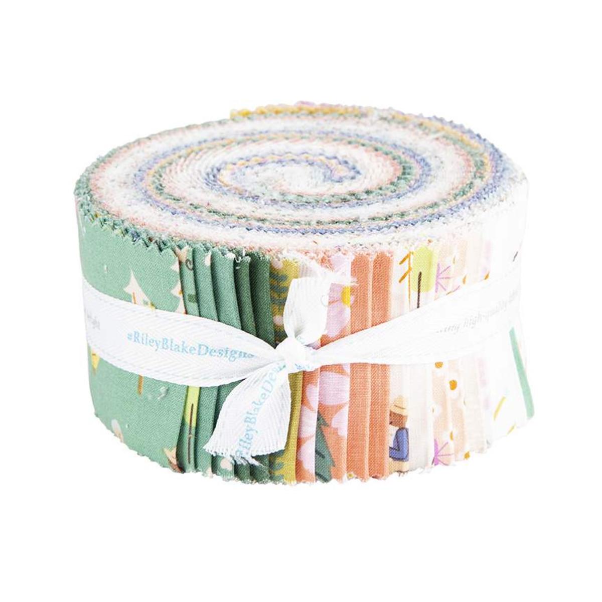 Community Rolie Polie Jelly Roll Precut Fabric Strips, 40 Pcs, 2.5in X ...