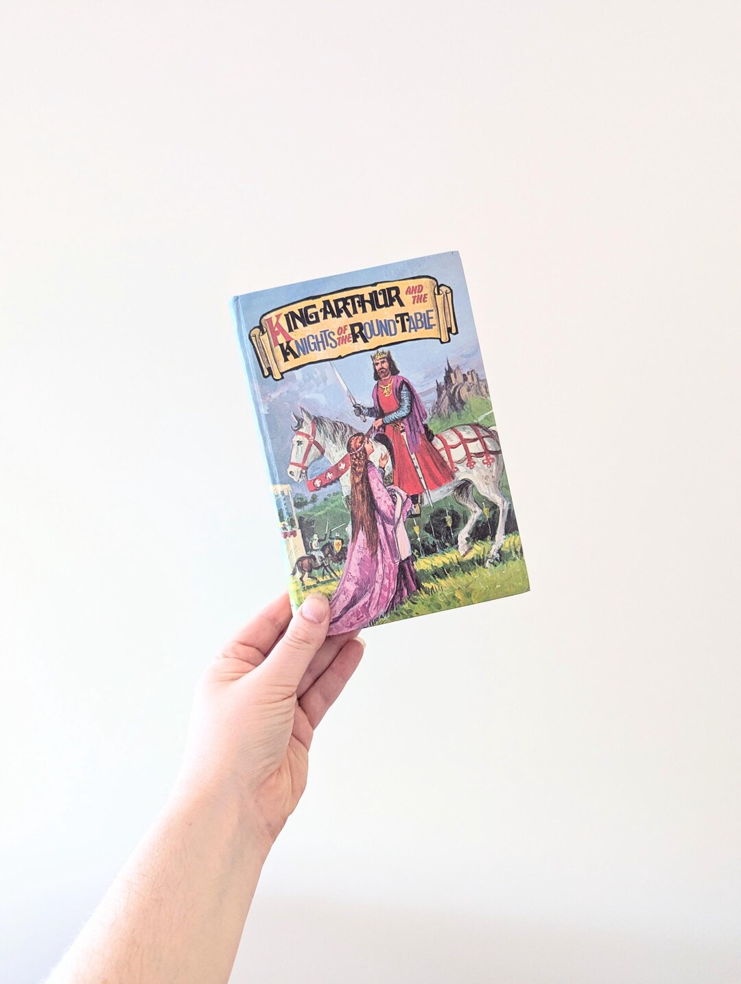 Handbound King Arthur Journal: Vintage Book Cover Notebook - Etsy Sweden