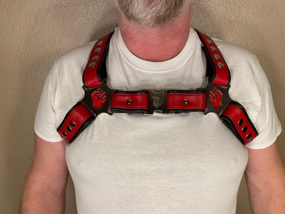 Fist Themed Bulldog Harness multiple Colors Available - Etsy