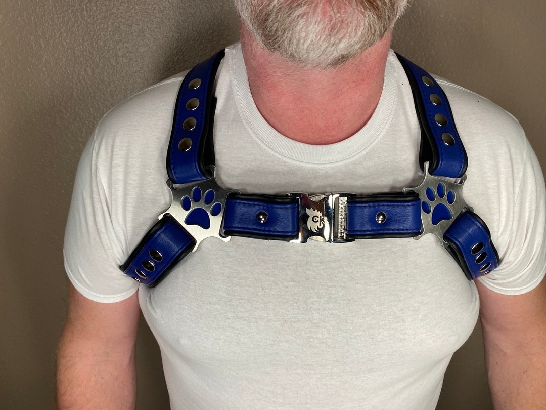 Puppy Themed Bulldog Harness (multiple Colors Available) - Etsy