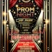 Editable Vip Pass Red Carpet Event Prom Dance Party Invitation Temple ...