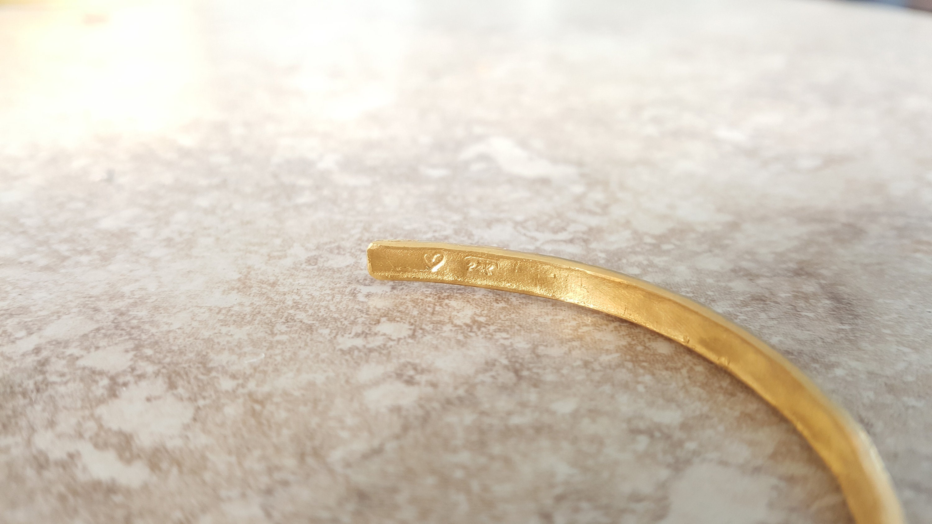 24k Solid Gold Cuff Bracelet 24k Gold Bangle 24k Gold - Etsy