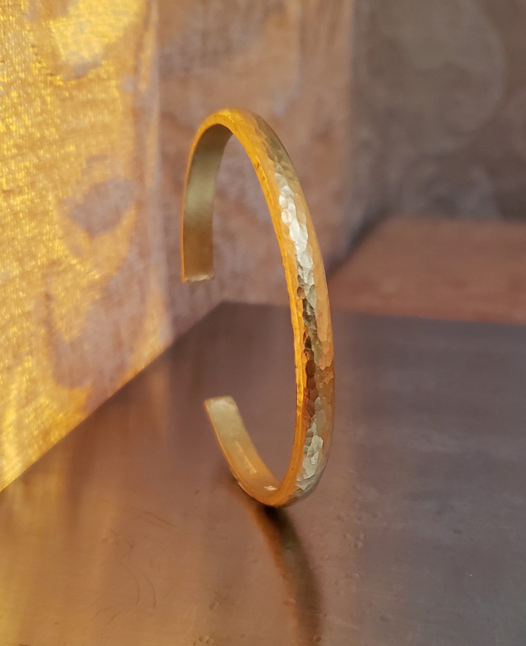 24k Solid Gold Cuff Bracelet 24k Gold Bangle - 24k Gold Bracelet - Gold ...