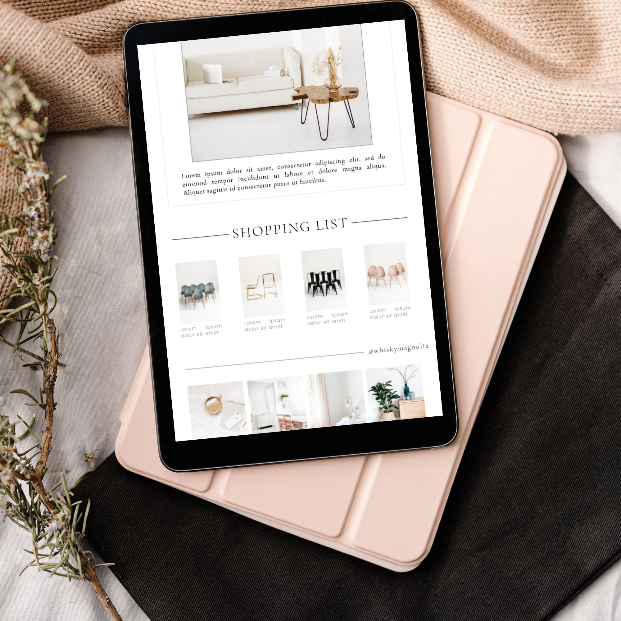 Boho Email Marketing Template | Editable Canva Template | Modern E-mail ...