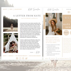 5 Page Digital Newsletter | Email Template | Email Newsletter Template ...