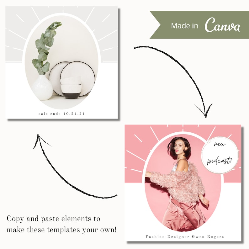 21 Instagram Post Template | Clean | Simple | Minimalist Design ...