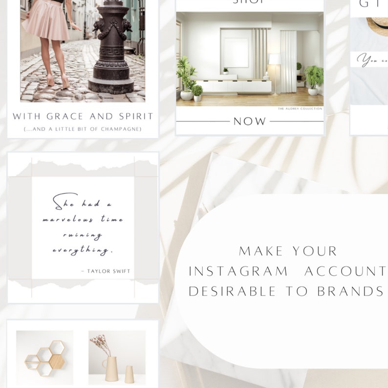 21 Instagram Post Template | Clean | Simple | Minimalist Design ...