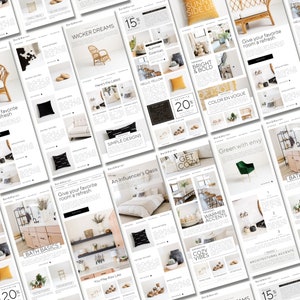 Aesthetic Email Marketing Template | Editable Canva Template | Modern E ...