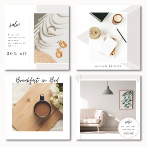 21 Instagram Post Template | Clean | Simple | Minimalist Design ...