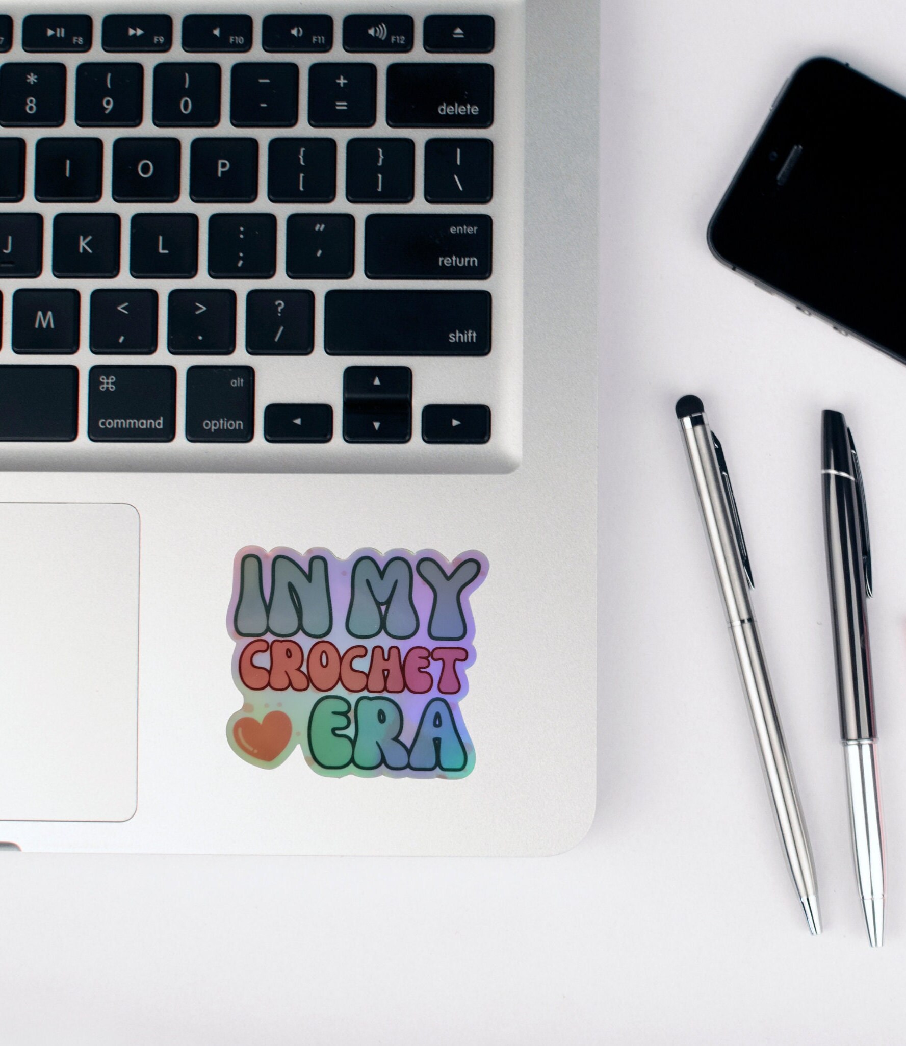 Crochet Sticker in My Crochet Era Holographic Sticker Gift for ...