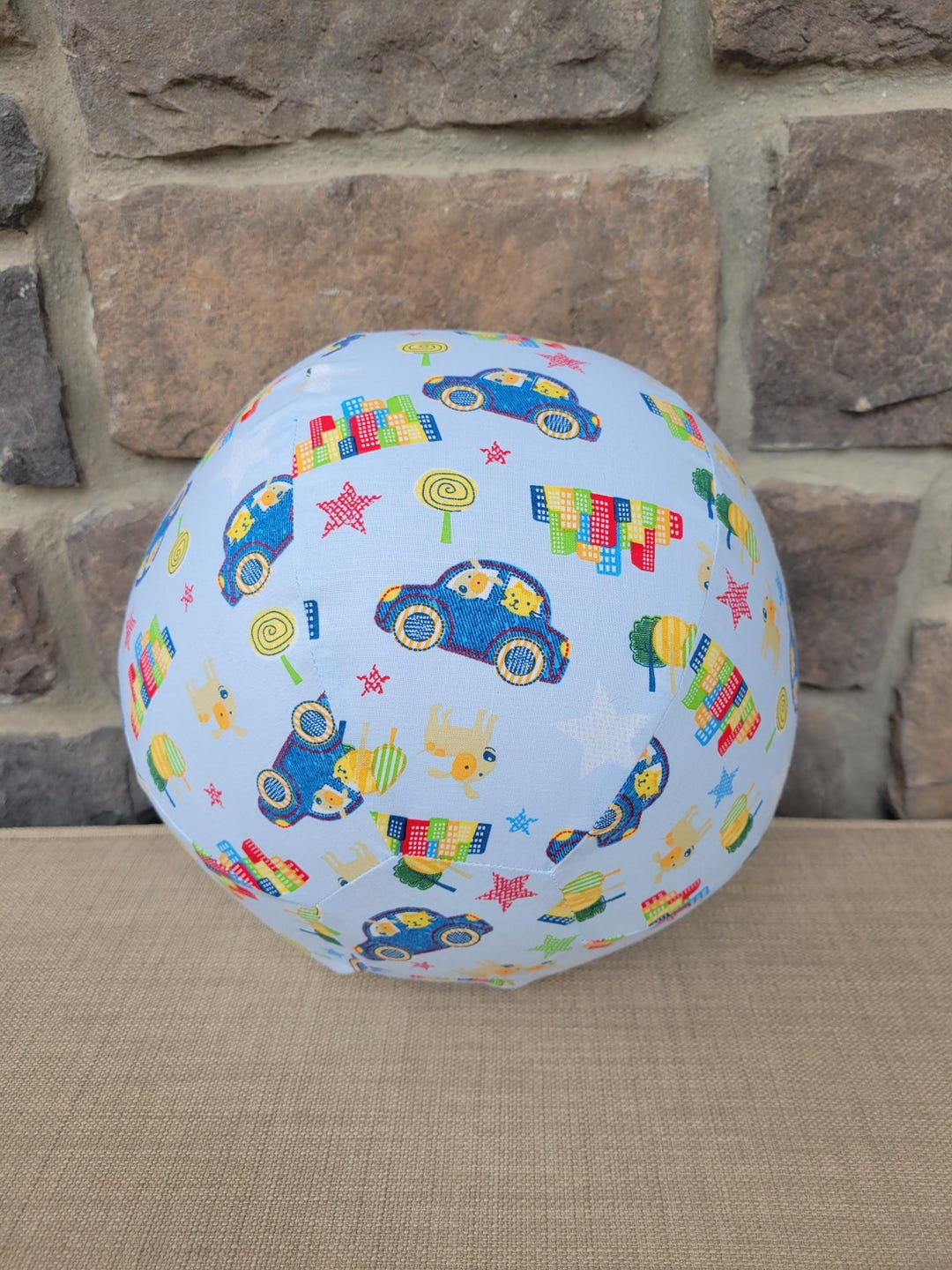 Fabric Balloon Ball Cover Toy | Cars, City, Dogs and Cats | Family Fun ...